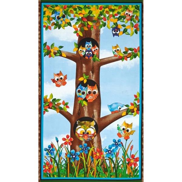 Owl Fabric Panel